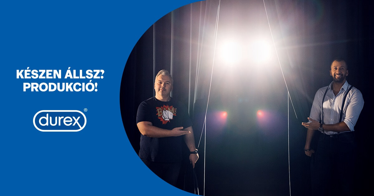 STAND-UP SZTÁROKKAL KAMPÁNYOL A DUREX - ONBRANDS - ÉRTÉK ALAPON